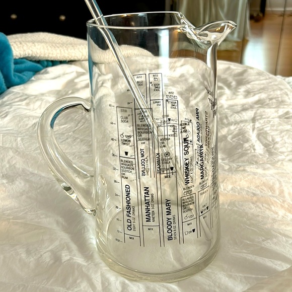 Holland House | Dining | Vintage Holland House Glass Party Pitcher With ...